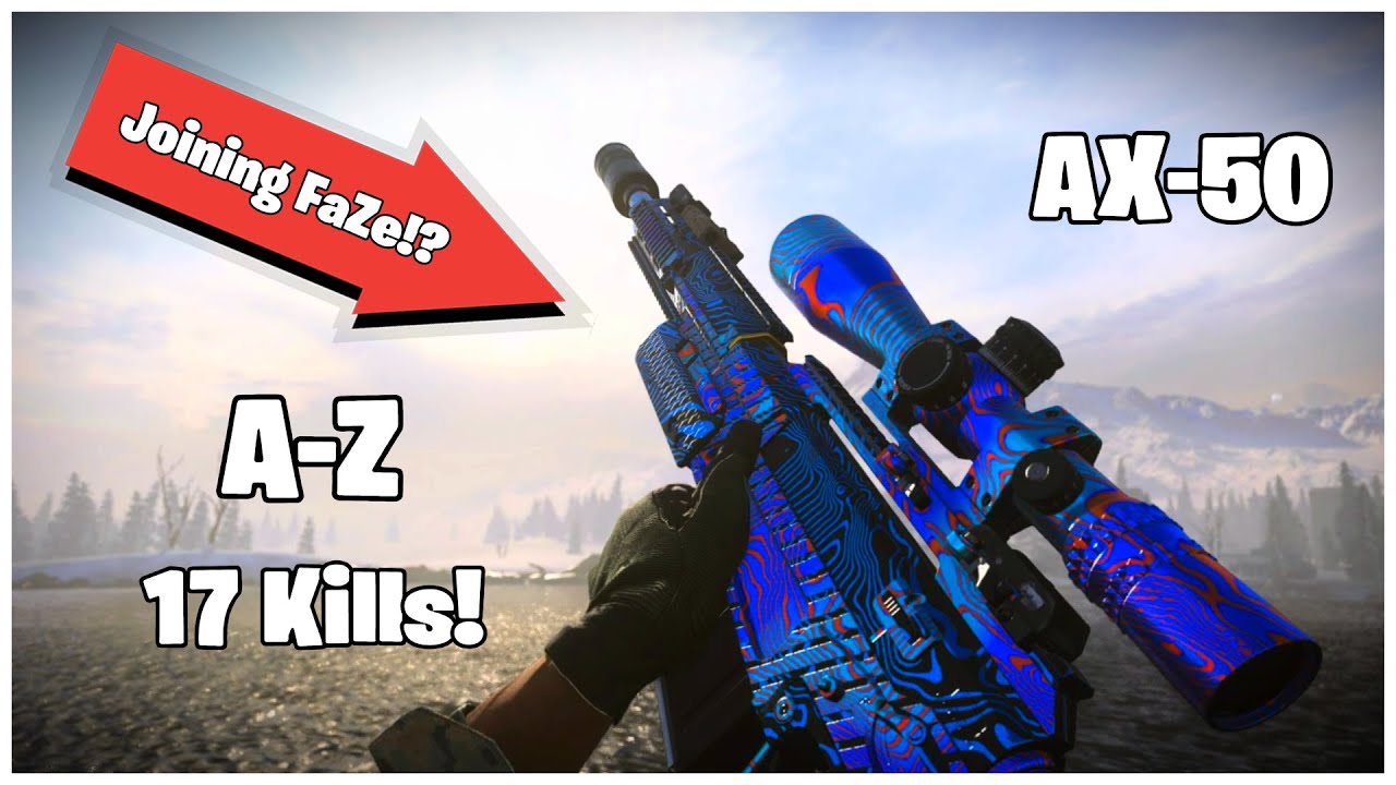 A-Z Series (Part 3) - AX-50 (WarZone) - YouTube