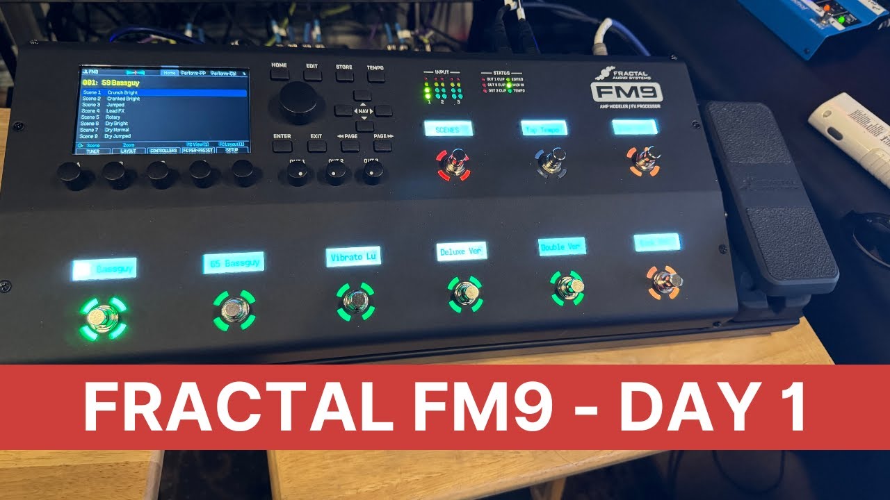 Fractal FM9 - Day 1 - Template Build - YouTube