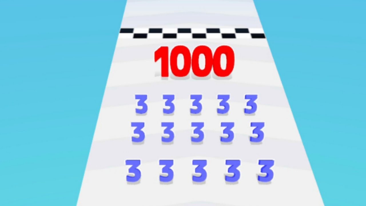 Number Master: Run and Merge All Level Gameplay - YouTube