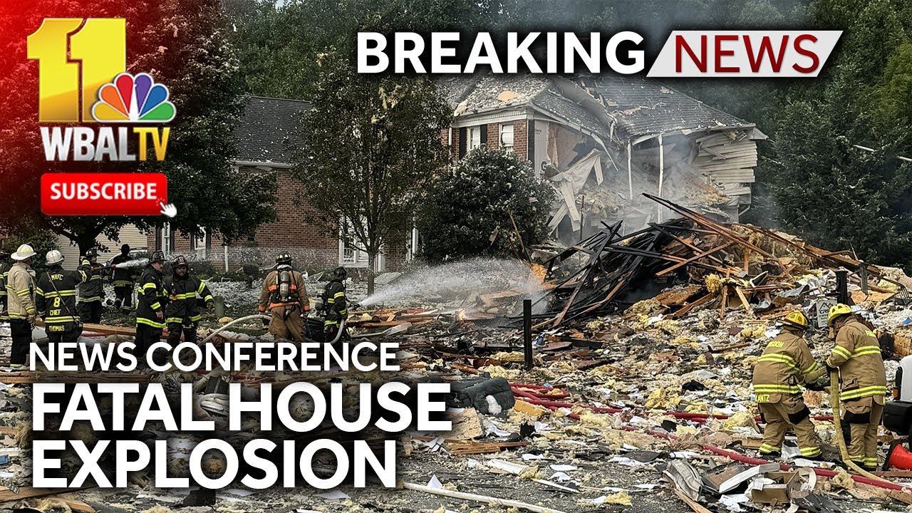 Raw: Officials provide update to house explosion - YouTube