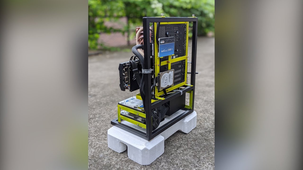 DIY PC CASE v2.0 Completed (for now) - YouTube