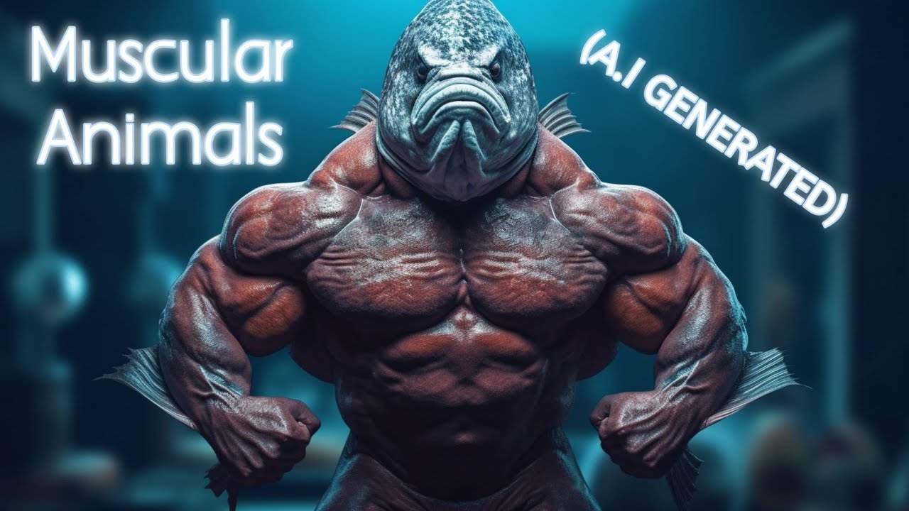 Muscular animals !!! (A.I Generated) - YouTube