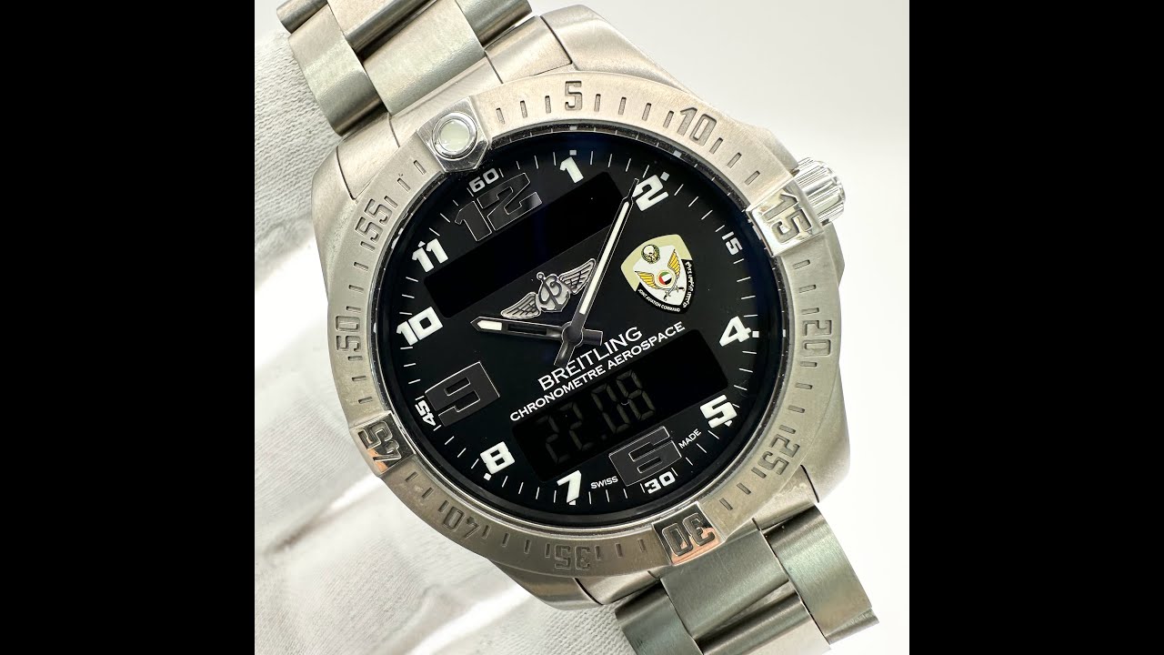 Pre-owned 2015 Breitling Aerospace Evo Joint Aviation Command Emblem ...