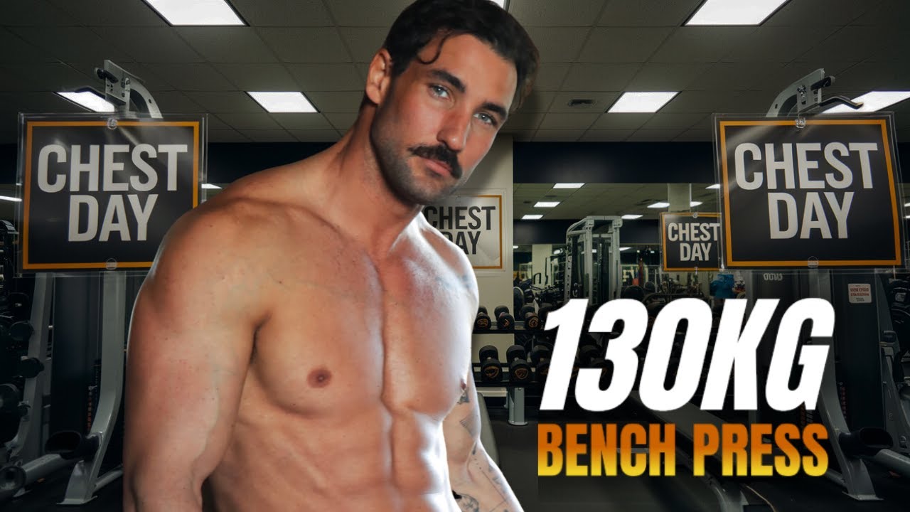 Full chest day for bulking up with a personal best on the bench press ...