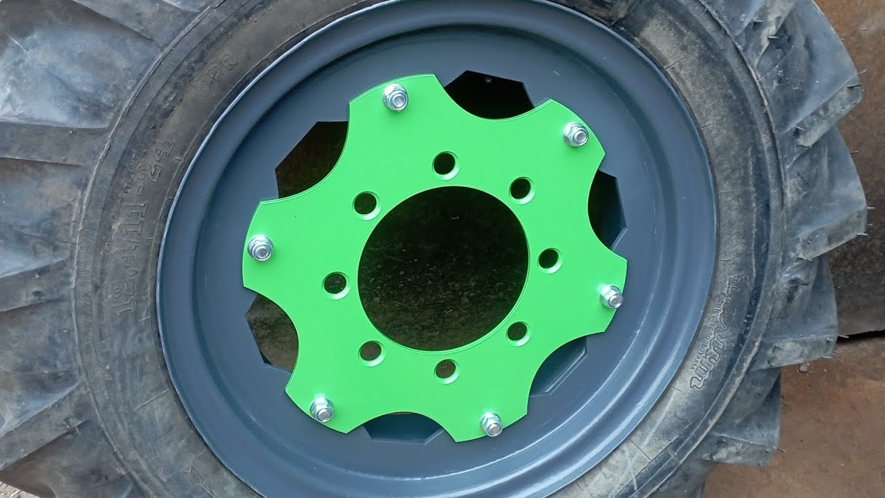 Homemade tractor wheels - new big project - YouTube
