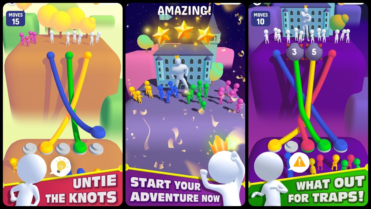 Tangle Bridge Puzzle 3D Mobile Gameplay Android - YouTube