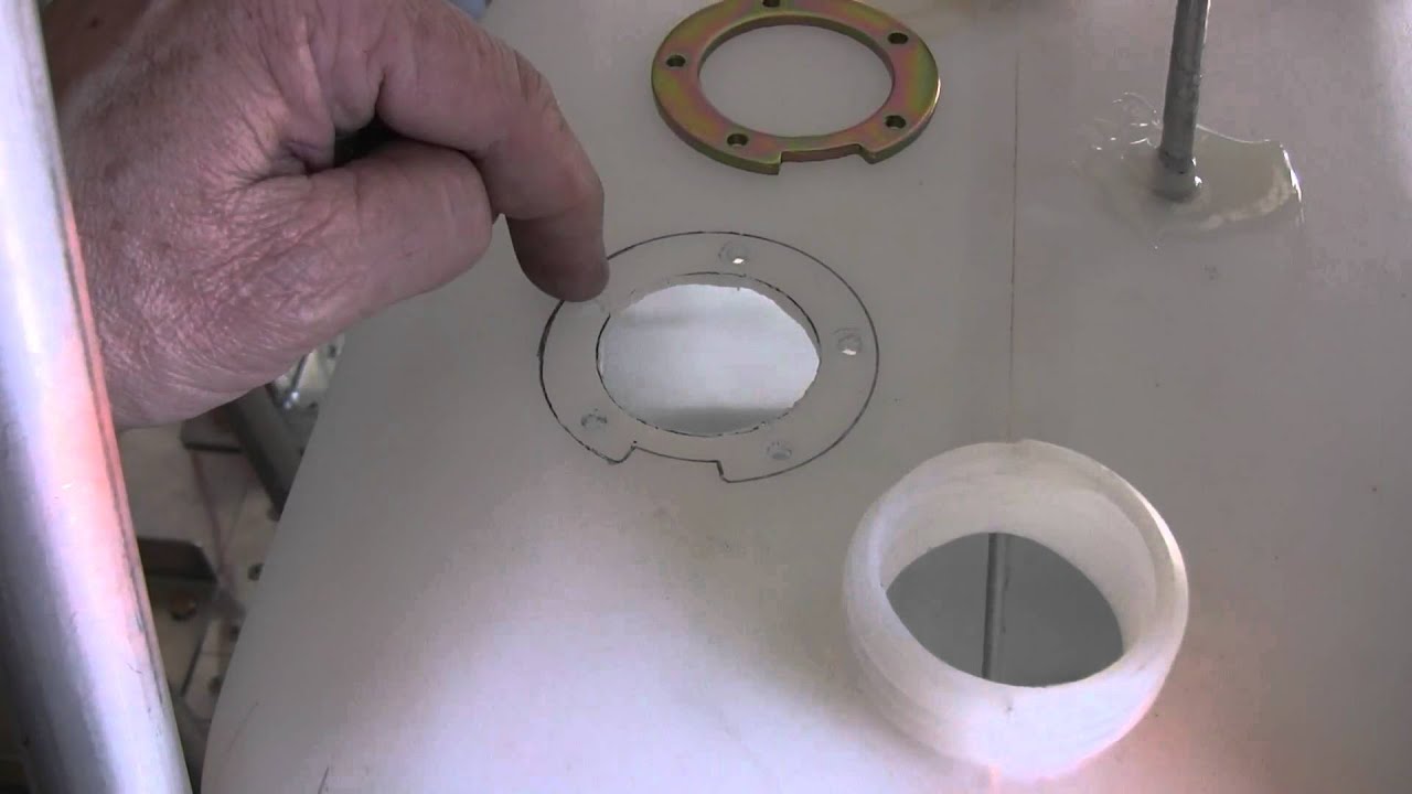 MICHAEL HEIT FUEL SENDER PROBE FLANGE INSTALLATION PART 2 - YouTube
