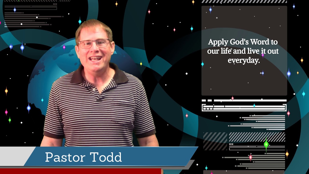 July 22...2020 Daily Devotion by Pastor Todd - YouTube