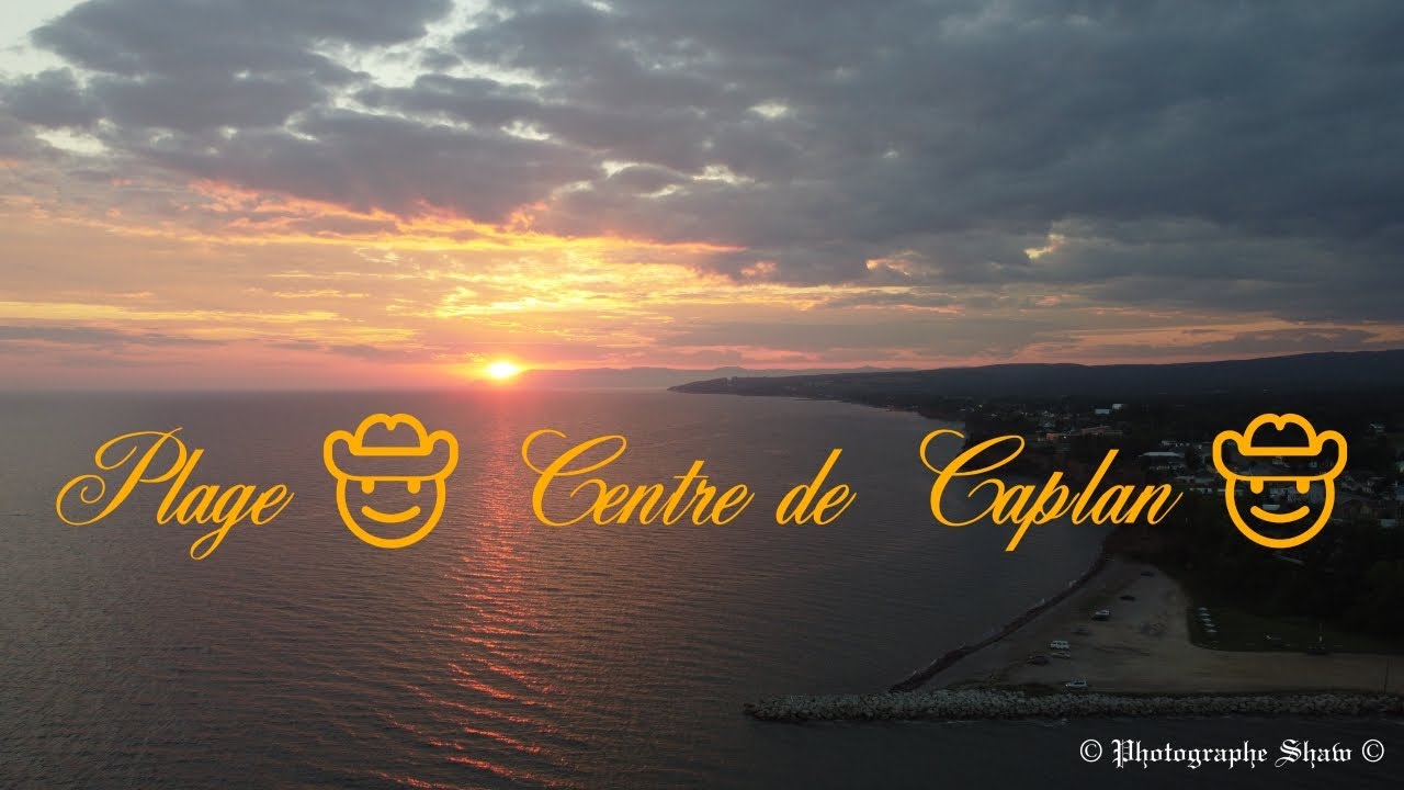 🤠Plage 🤠 Plage Du Village De Caplan.🤠 Gaspesie Québec Canada 🍁 DJI ...
