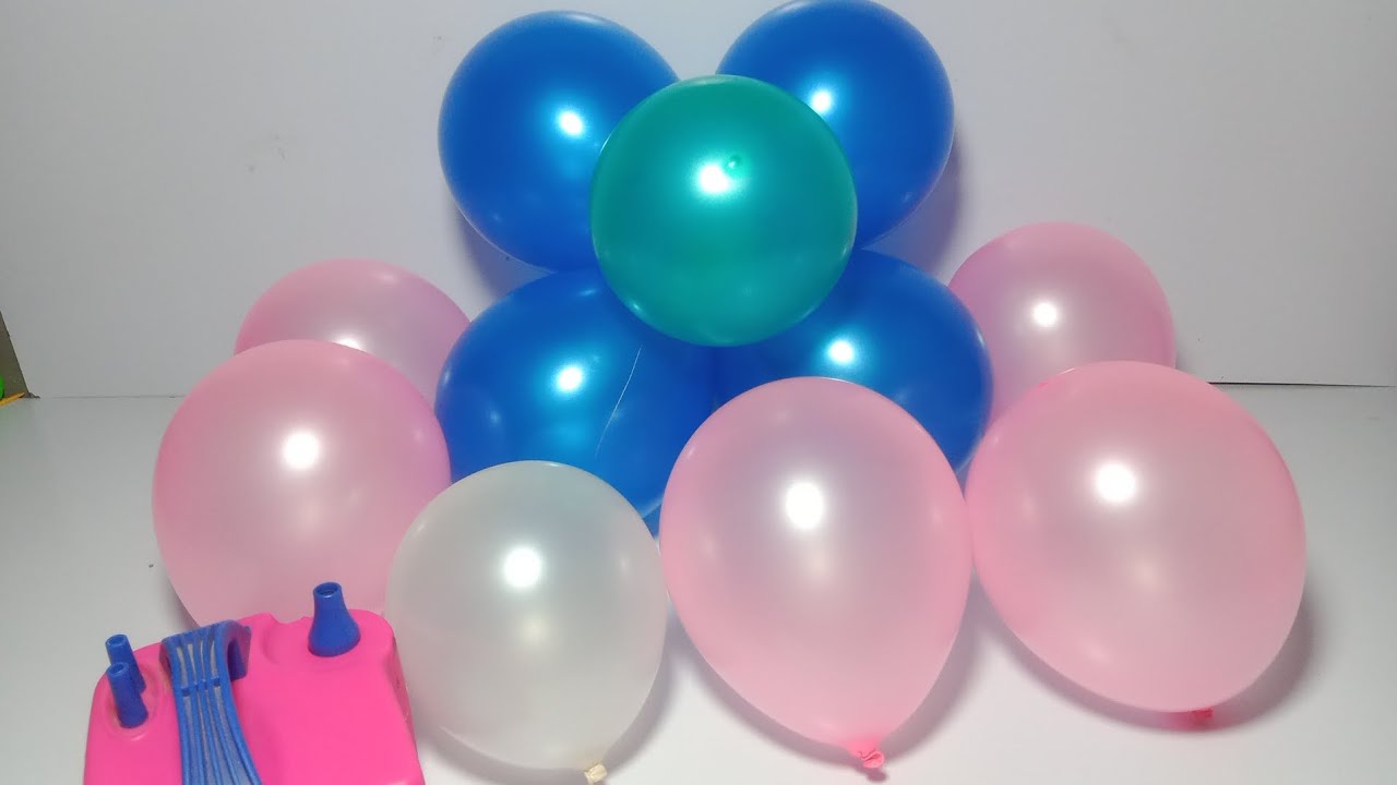 Blow up Colorful Balloons | I Inflated the balloons with balloon ...