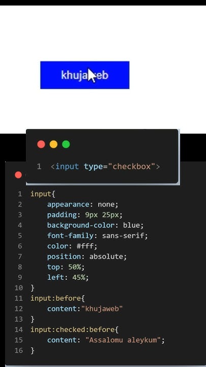 Html Va Css Yordamida Noodatiy Input Yaratish Videoga Like Bosish Esdan Chiqmasin Kommentariya