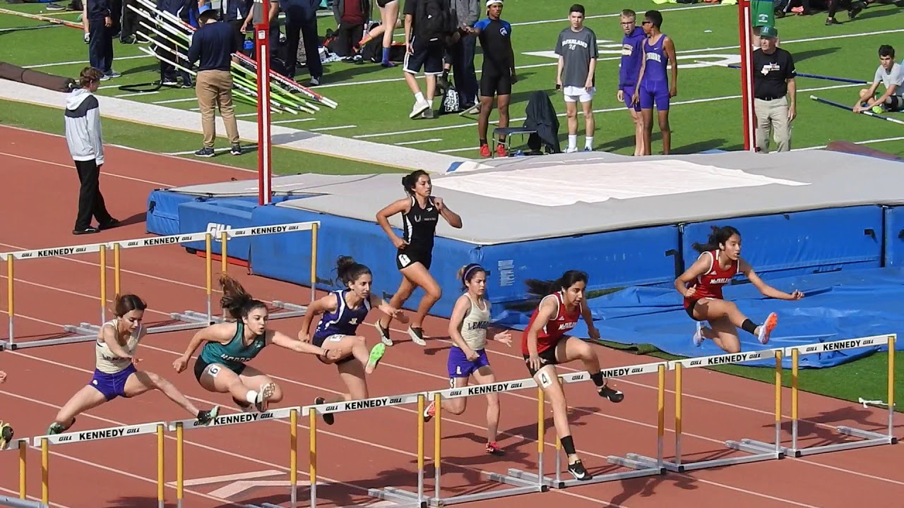 KHS Track Meet IHS Varsity Girls 100m Jasmine March 23,2018 - YouTube