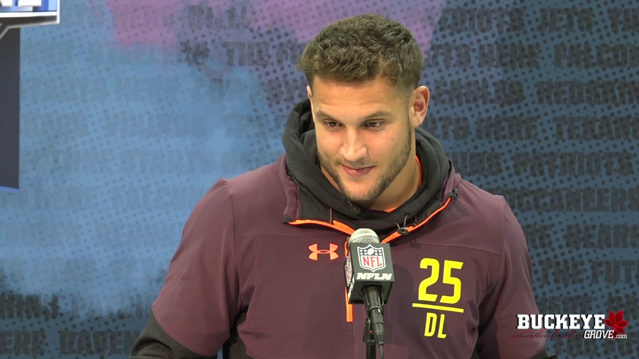 Ohio State Buckeyes Football: Nick Bosa at the NFL Combine - YouTube