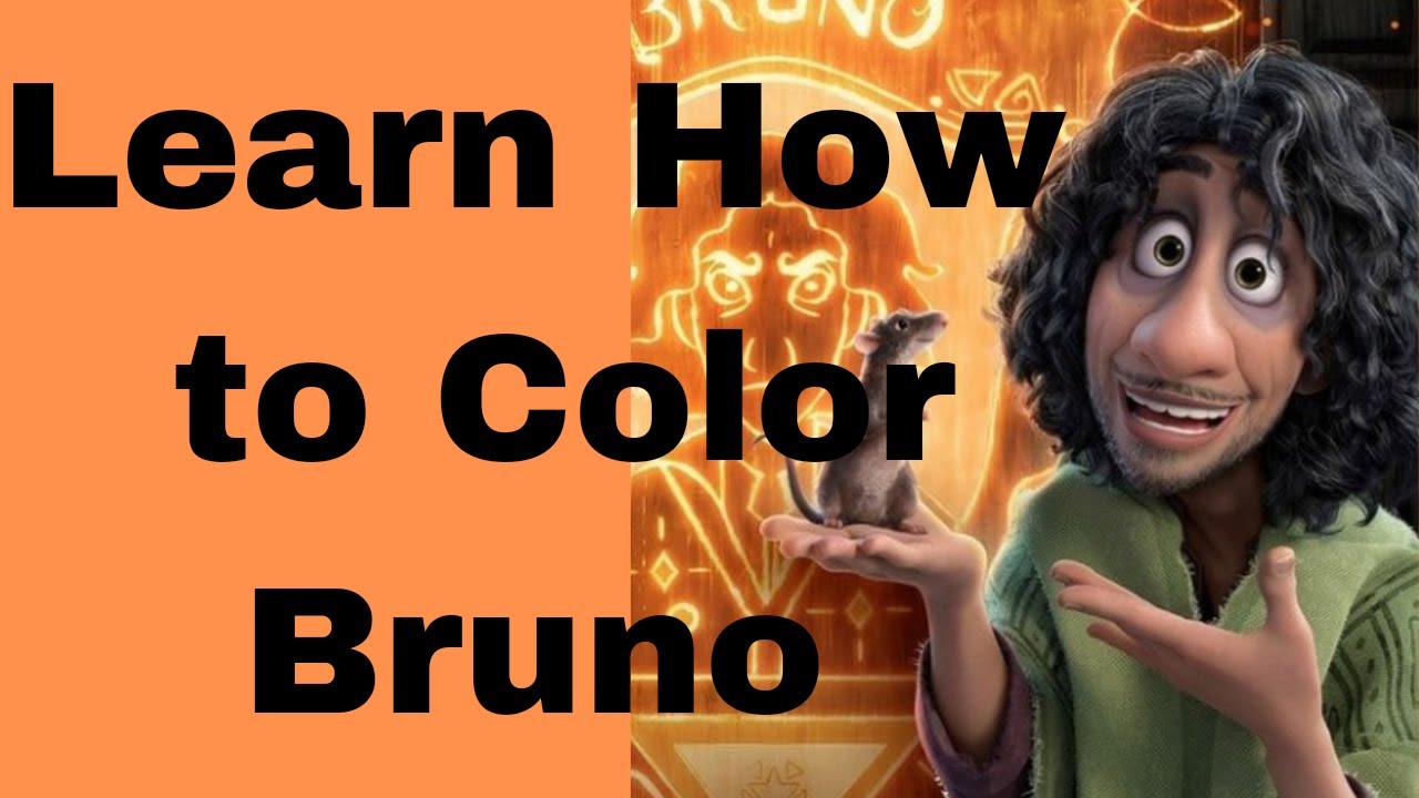 How to color Bruno Madrigal : Disney Encanto | Photoshop | Animation ...