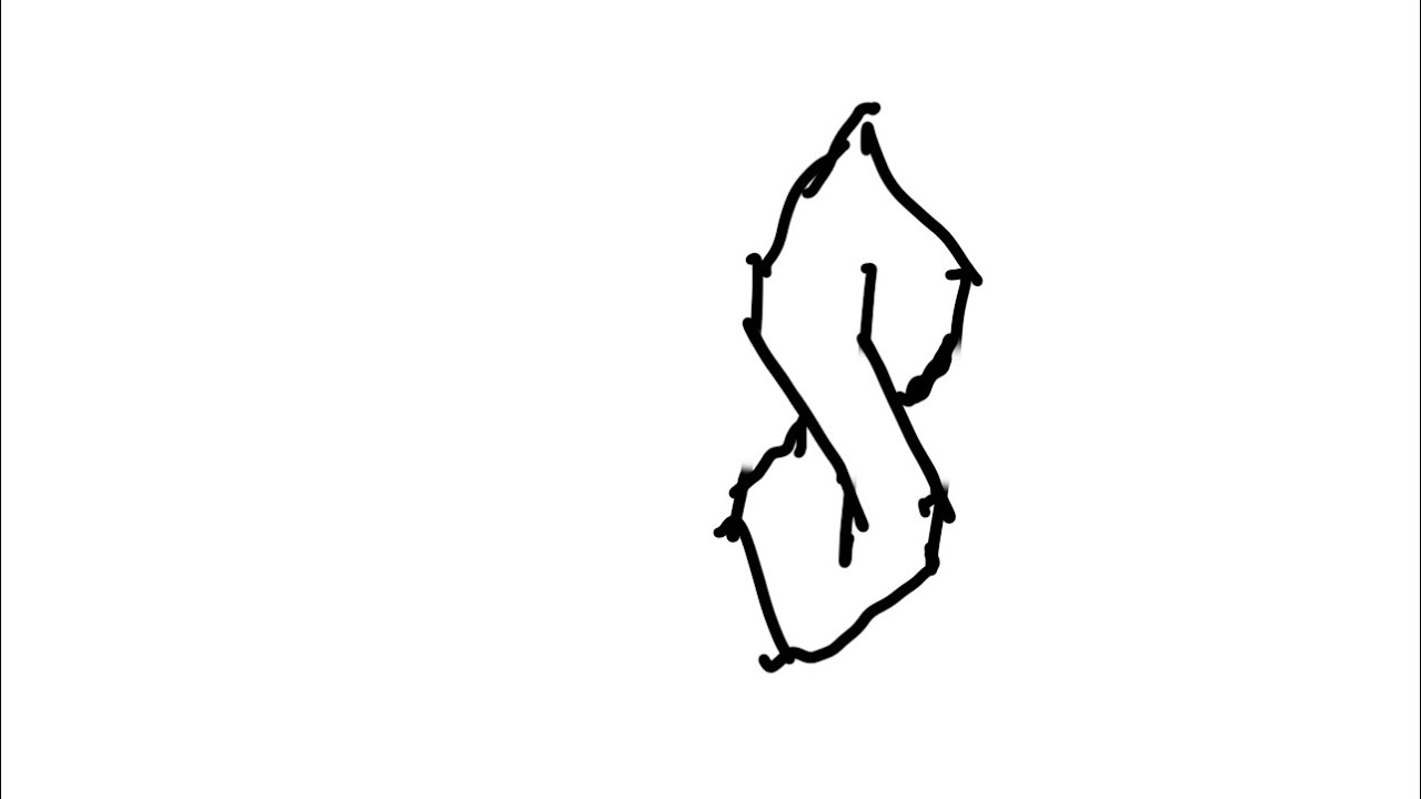 How to draw cool “S” (tutorial) - YouTube