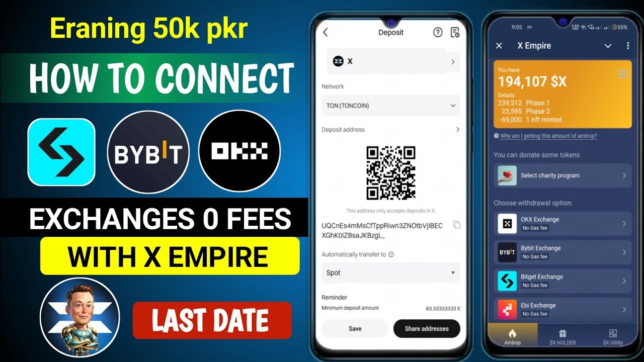 X Empire Airdrop Withdrawal Bitget X Empire Deposit Address and UID | X ...