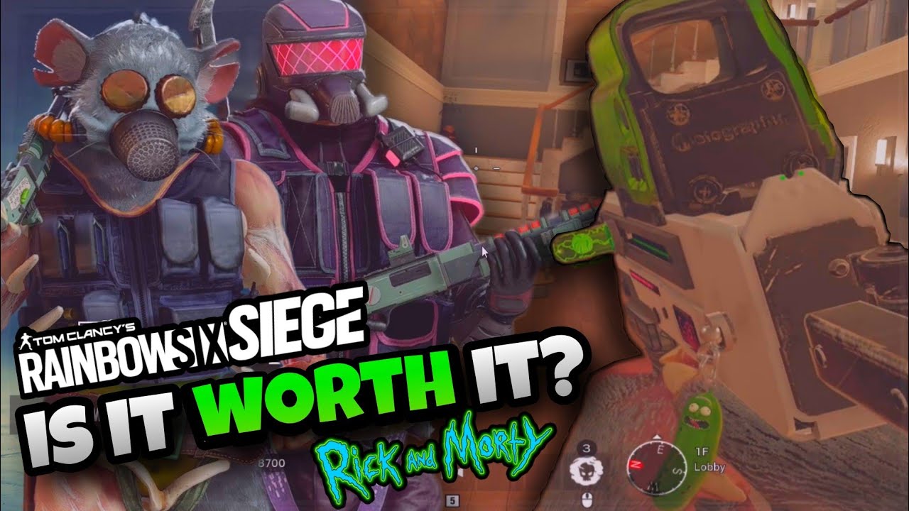 Rick And Morty R6 Crossover Skins In-Game Review And Skin Details ...