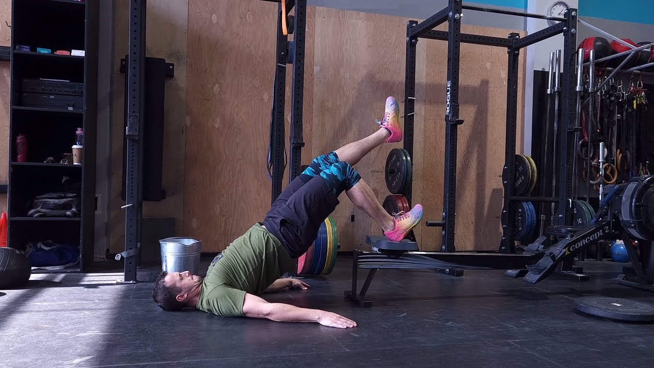 Single Leg Rowing Machine Hamstring Curl exercise demonstration - YouTube