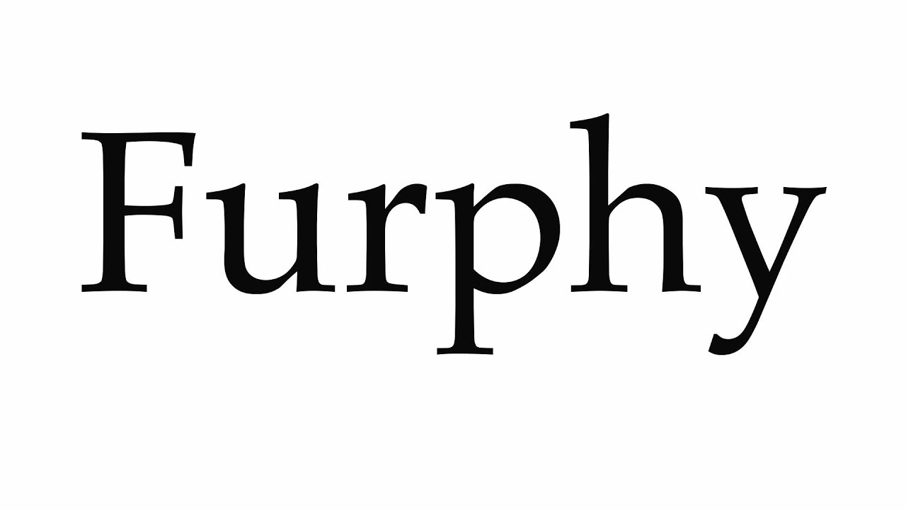 How to Pronounce Furphy - YouTube