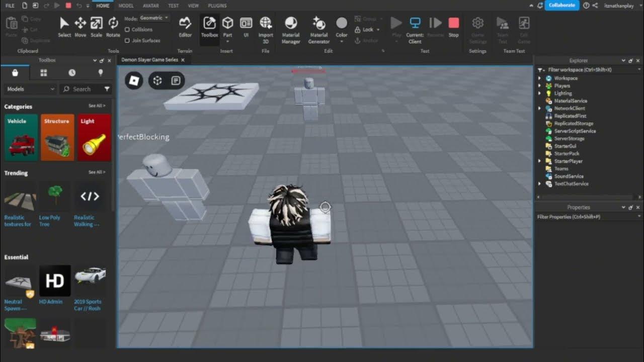 I Added Combat System On My Demon Slayer Game [Devlog #1] - YouTube