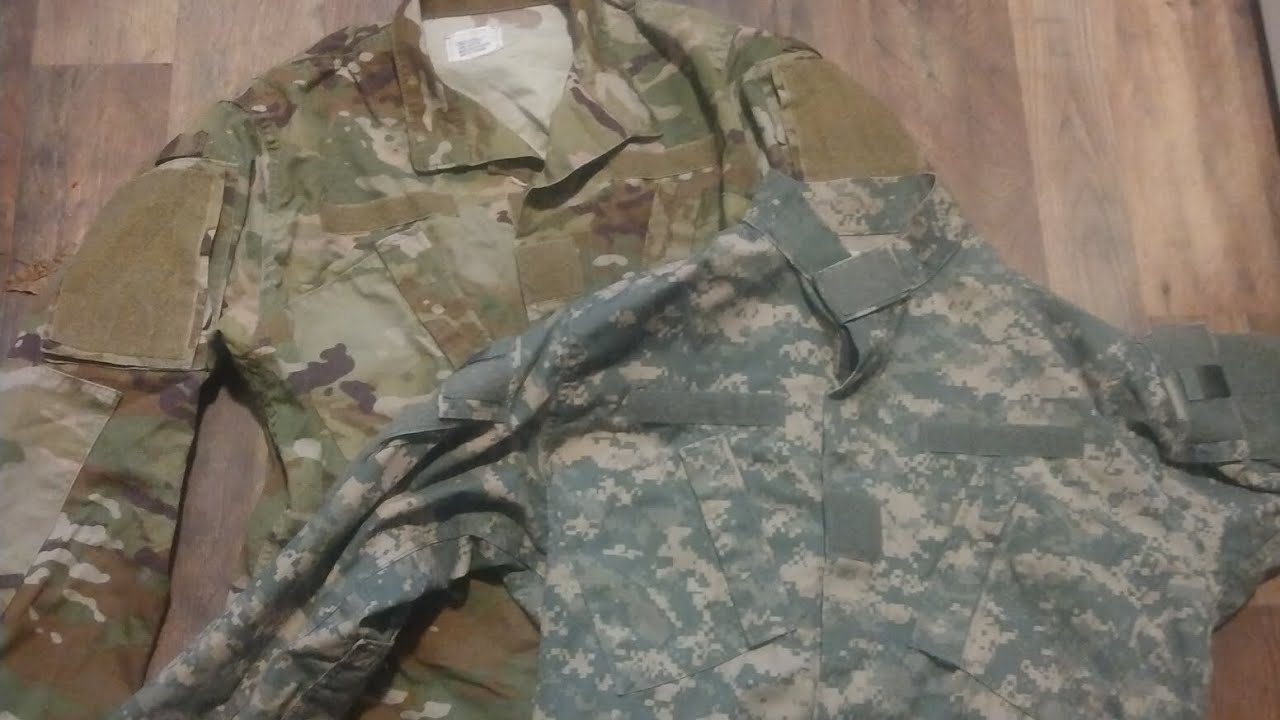 US Army's UCP & OCP Jacket Comparison!!! - YouTube