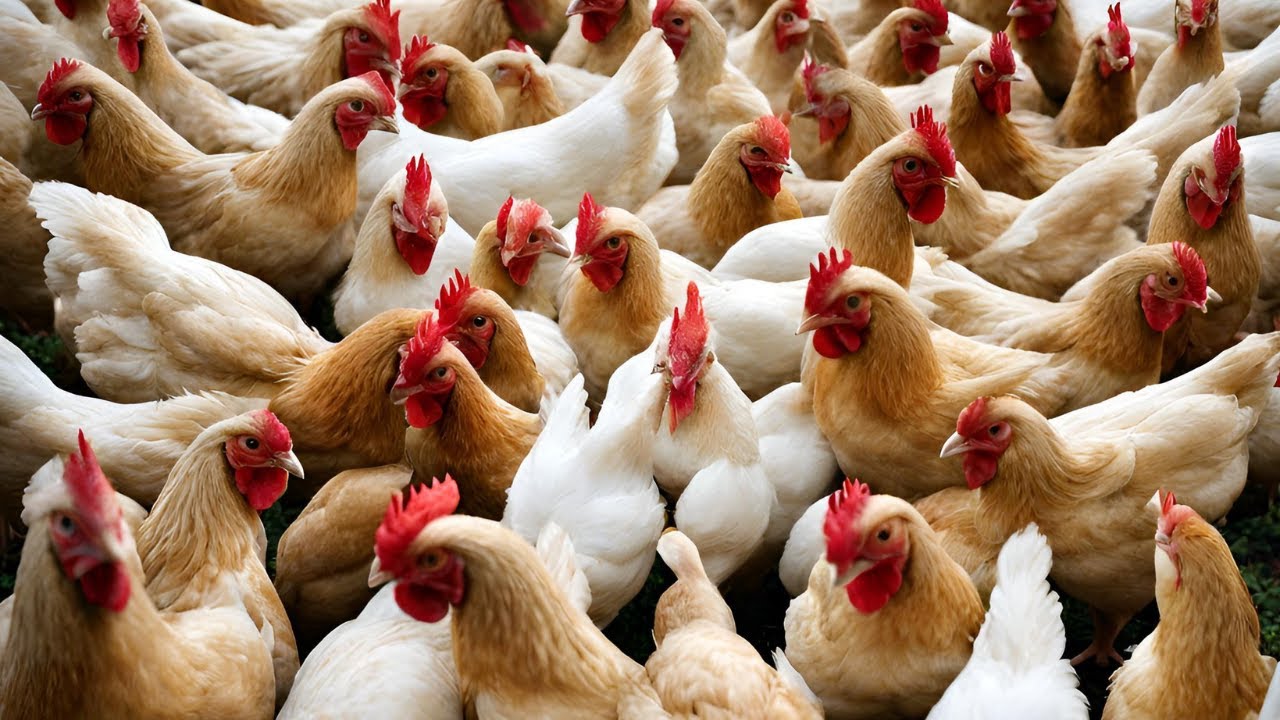 Chicken TV Ep 21.9 4K Back Yard Chickens Continuous Footage! Rooster ...