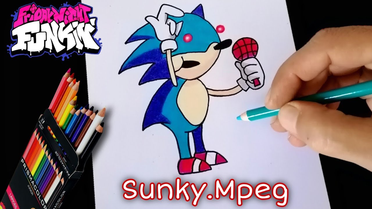 COMO DIBUJAR A SUNKY.MPEG DE FRIDAY NIGHT FUNKIN | how to draw sunky ...