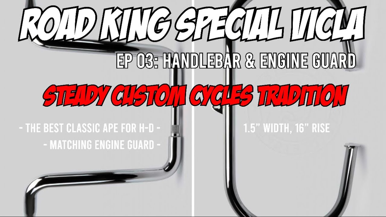 Road King Special Vicla Build: Ep: 03 Steady Custom Cycles Tradition ...