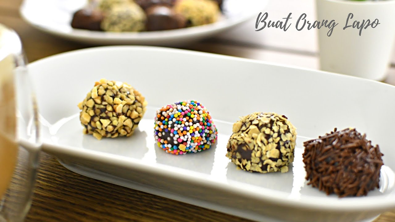 Resepi Coklat Truffle - YouTube