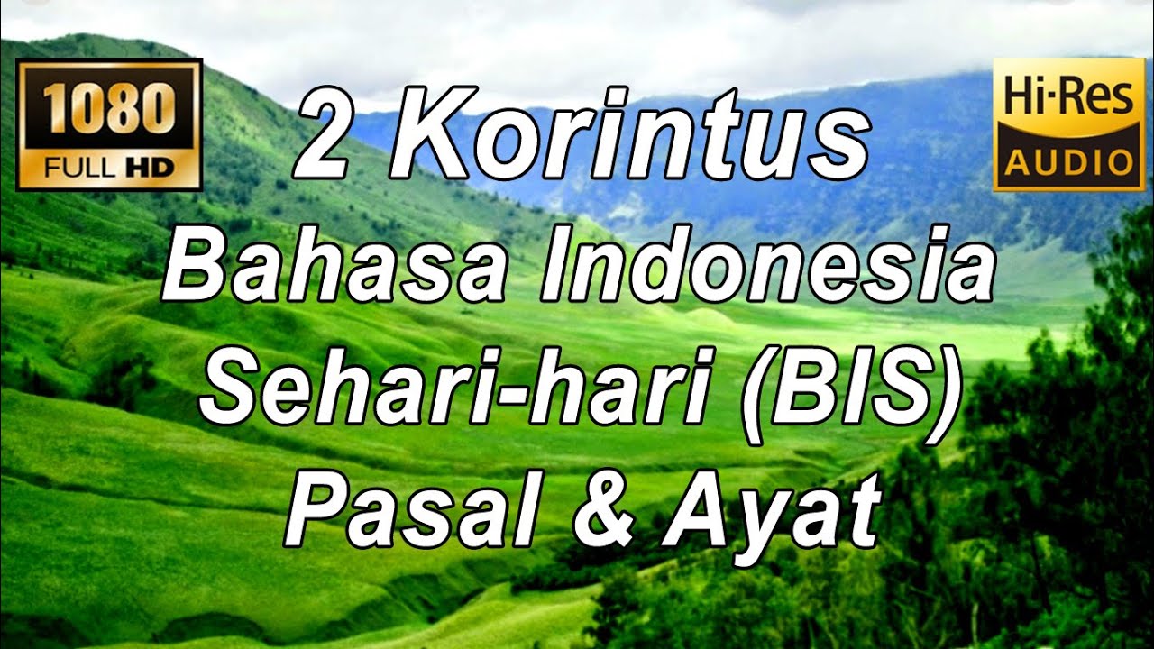 Alkitab Suara | 2 Korintus (BIS) | Bahasa Indonesia sehari-hari Full HD ...