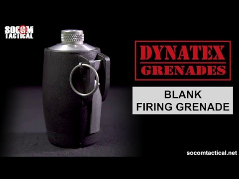 Dynatex Blank Firing Grenade - Socom Tactical - YouTube