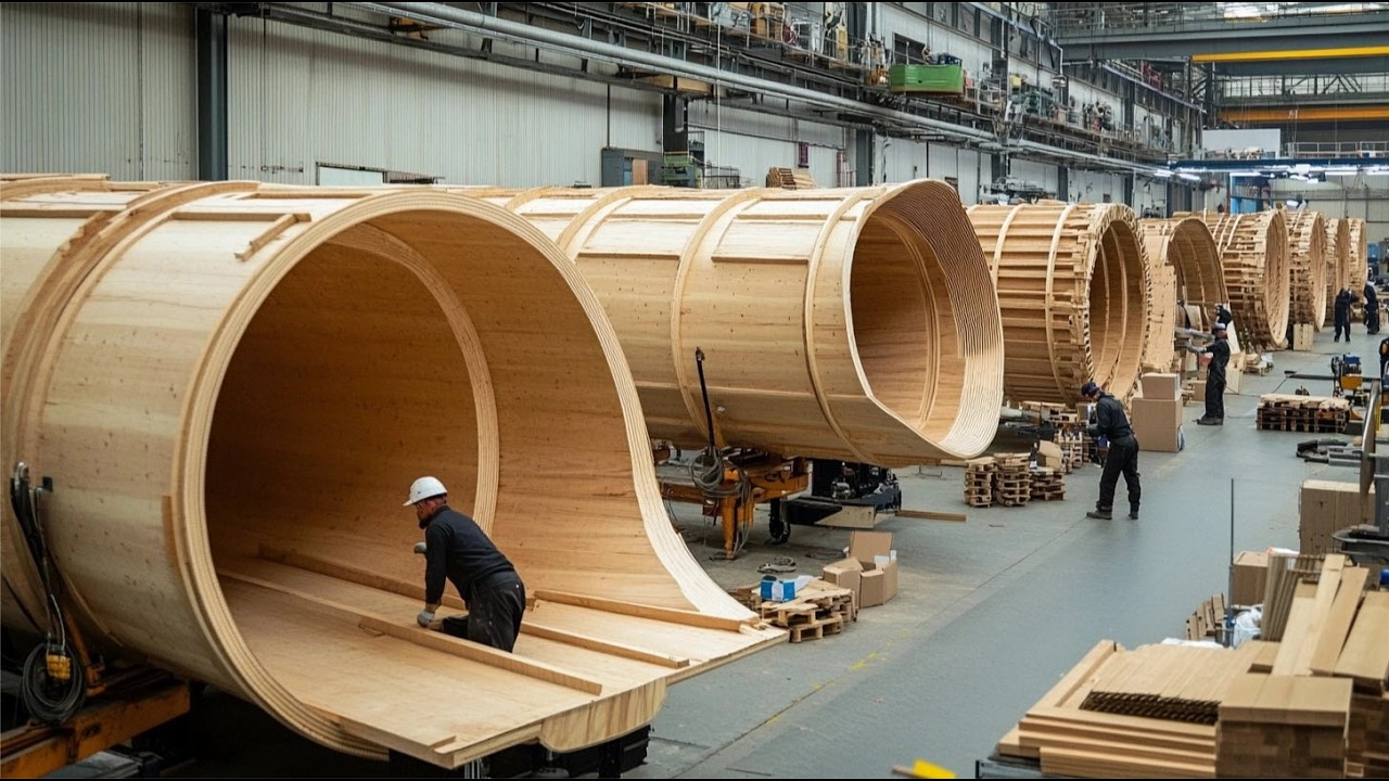 Inside Wooden Factory: Mass Production Process Of Wooden Kitchenware ...