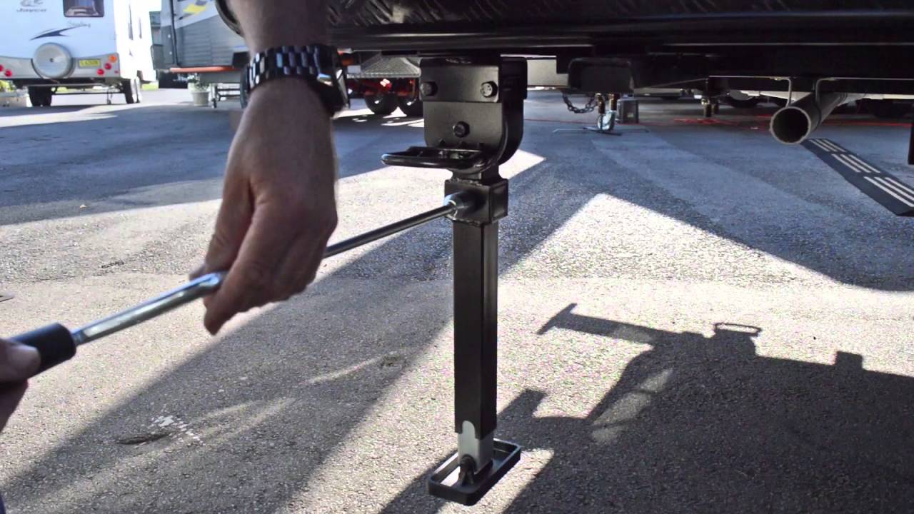 7th Street Caravans how to: Drop Down Legs - YouTube