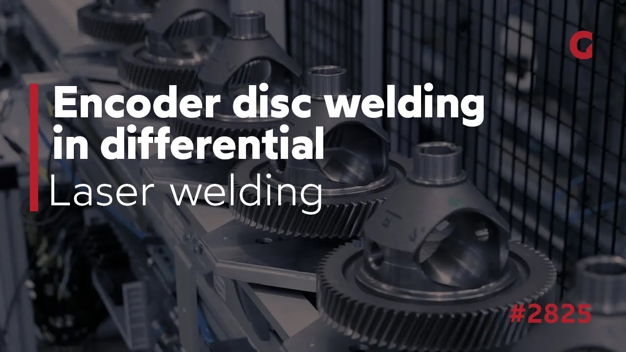 Encoder disc welding in differential Laser welding 2825 - YouTube