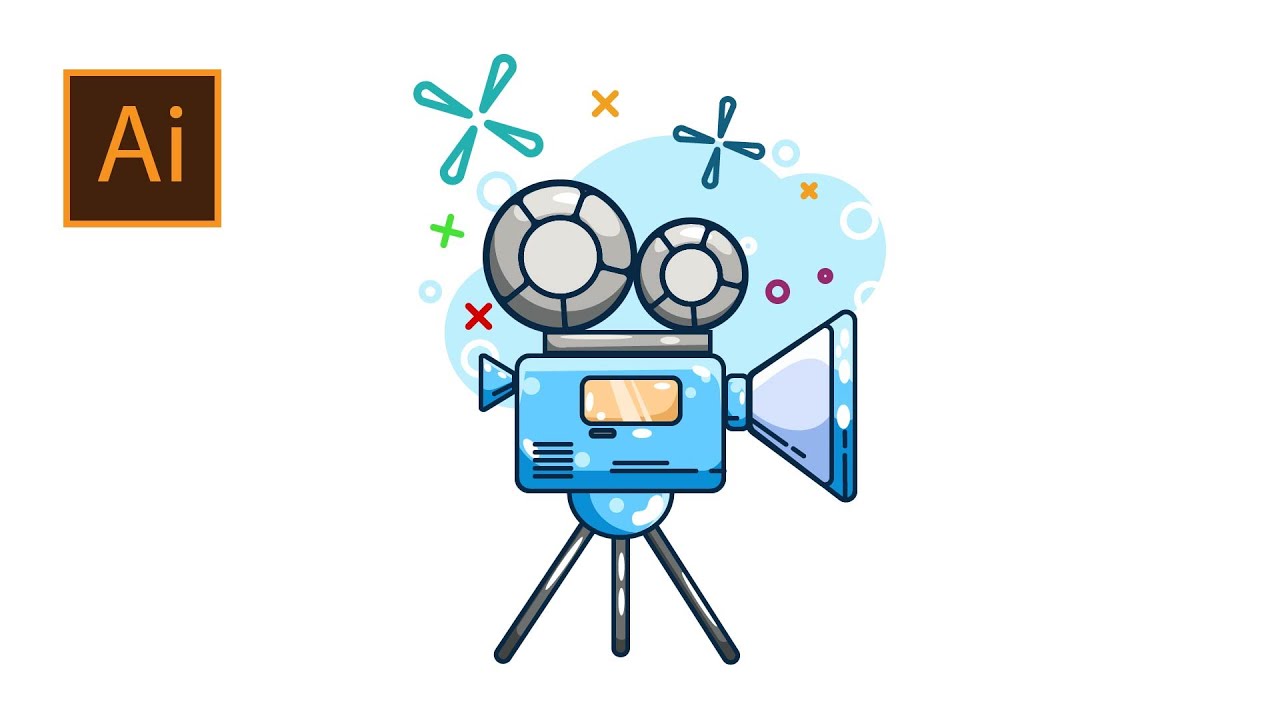 Making a Camera from Scratch Using Adobe Illustrator - YouTube