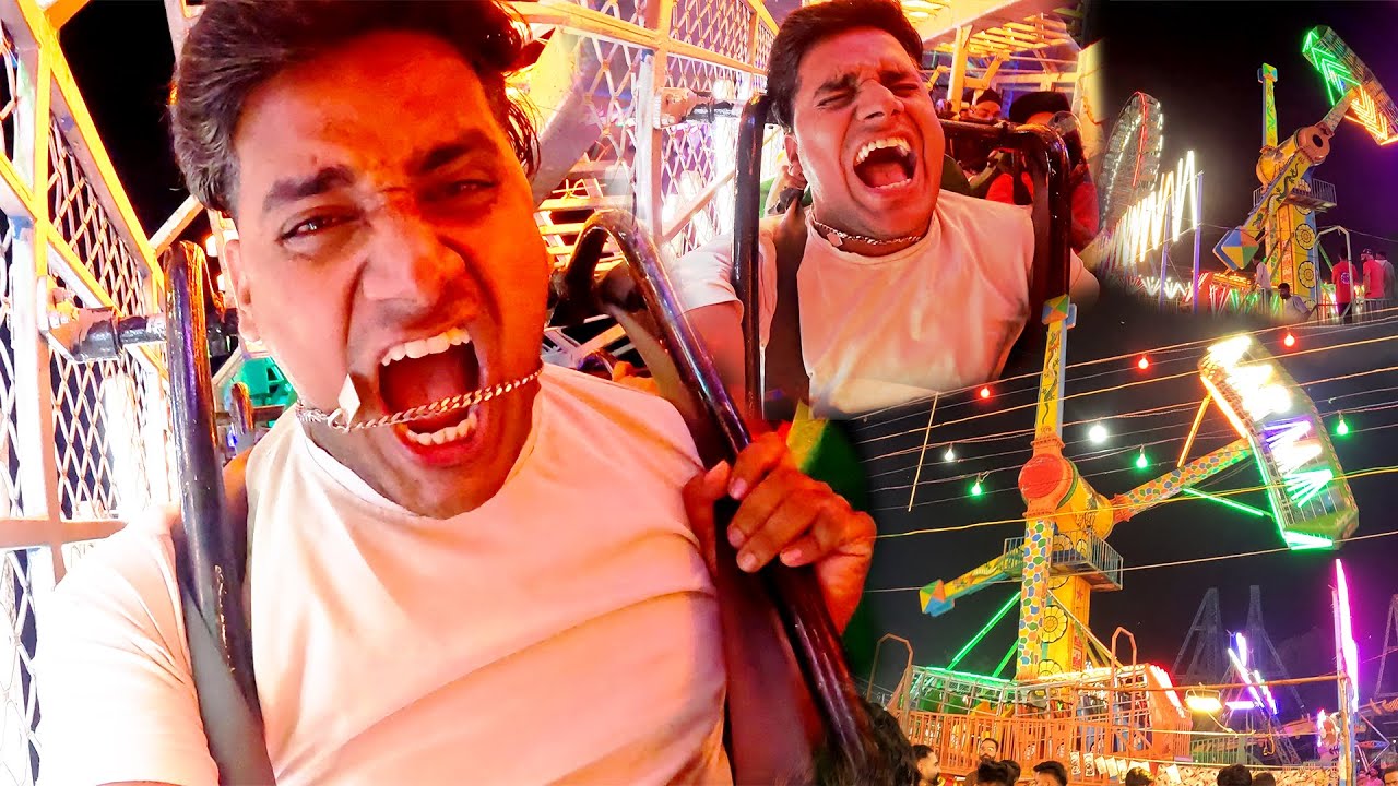 Ranger Jhula Ki Ride 😖😵 | Daresi Dussehra Mela | Hathoda Wala Jhula 😰 ...