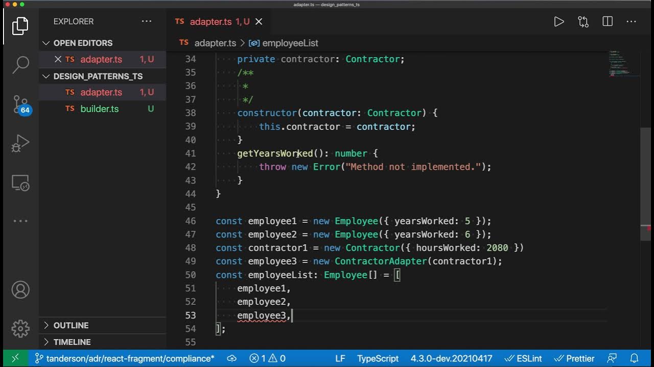 Adapter Design Pattern in TypeScript - YouTube