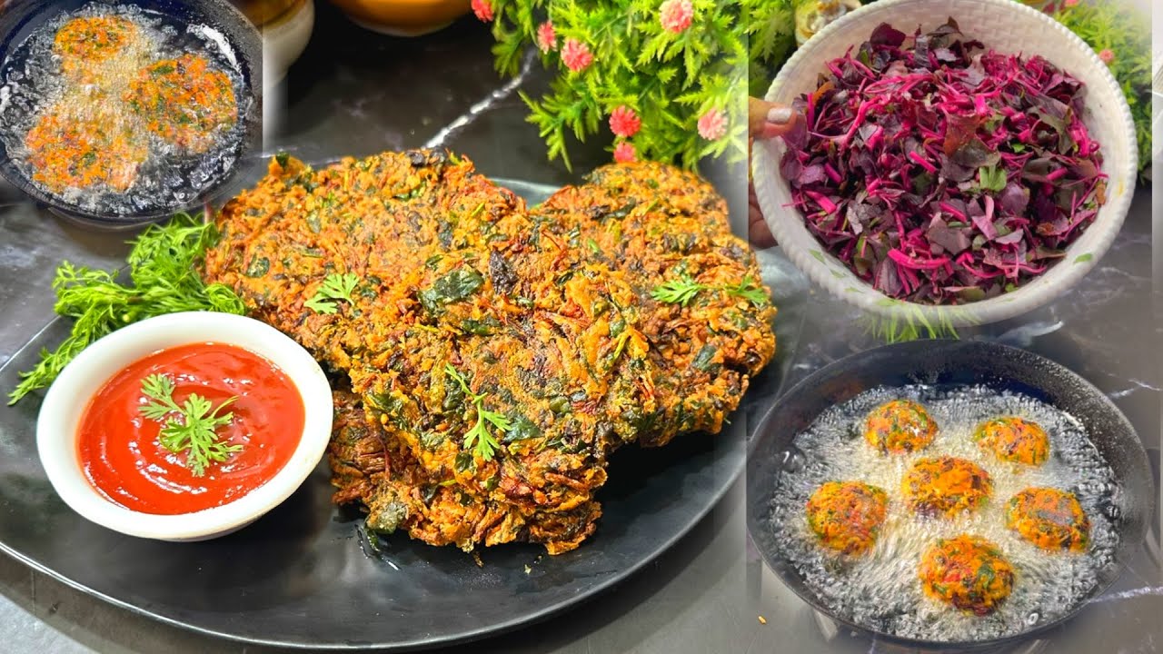 Bhaji Vada recipe / भाजी वड़ा रेसिपी / perfect Bhaji Bada banane ka ...
