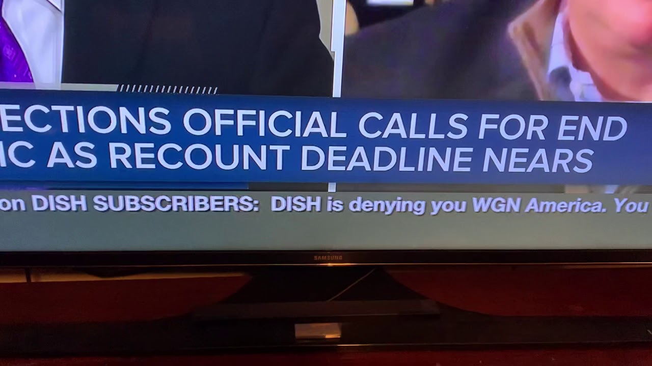 Dish has Dropped WGN America Crawl - YouTube