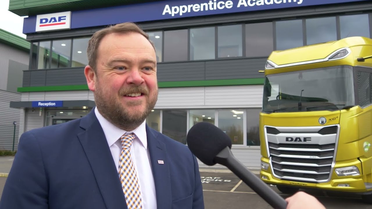 New DAF Apprentice Academy Now Open in the UK - YouTube