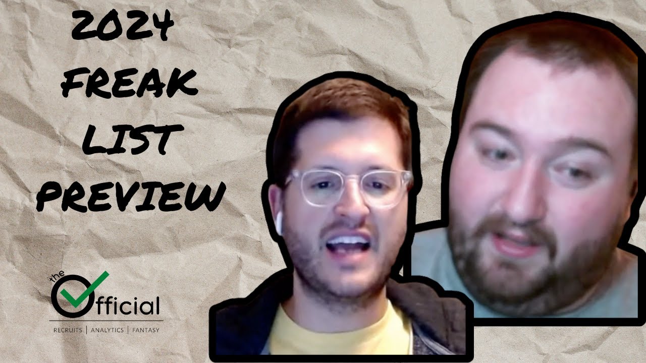 The Official - 2024 FREAK LIST PREVIEW - YouTube