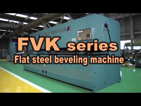 HATALY FVK-series Beveling machine for Steel plate - YouTube
