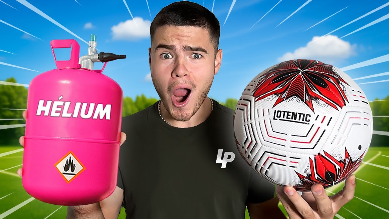 GONFLER MON BALLON DE FOOT AVEC DE L'HÉLIUM !! - YouTube
