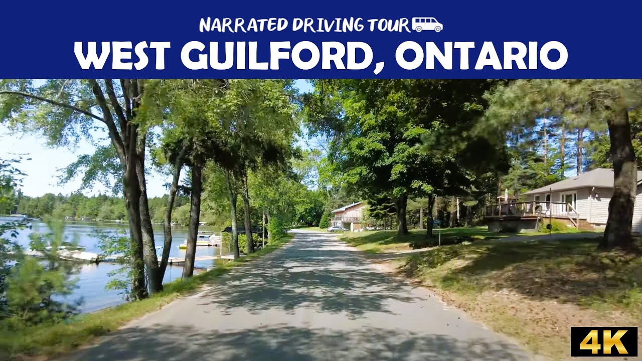 🚗 Scenic Drive Through West Guilford, Ontario! 🍁 4K Road Trip in ...