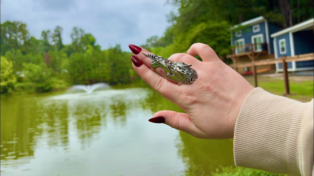 ASMR Along A Pond 🐠🏡 (Gentle Whispers & Tracing) - YouTube