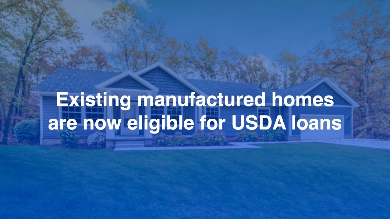 Breaking News – USDA Manufactured Home Loans are now available! - YouTube