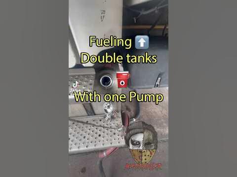 How to fill up 2 fuel tanks when there’s only a fuel pump on one side. - YouTube