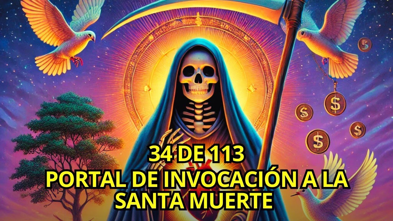 DÍA 34 OFRENDA ESPECIAL 113 DÍAS DE ORACIÓN A LA SANTÍSIMA MUERTE - YouTube