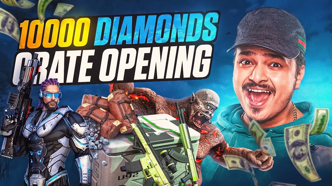 10000 DIAMONDS INSANE CRATE OPENING | 8BIT THUG - YouTube