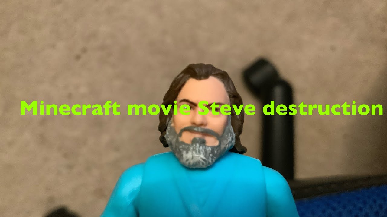 10 ways to destroy Minecraft Steve - 30 Days of a Minecraft Movie - YouTube